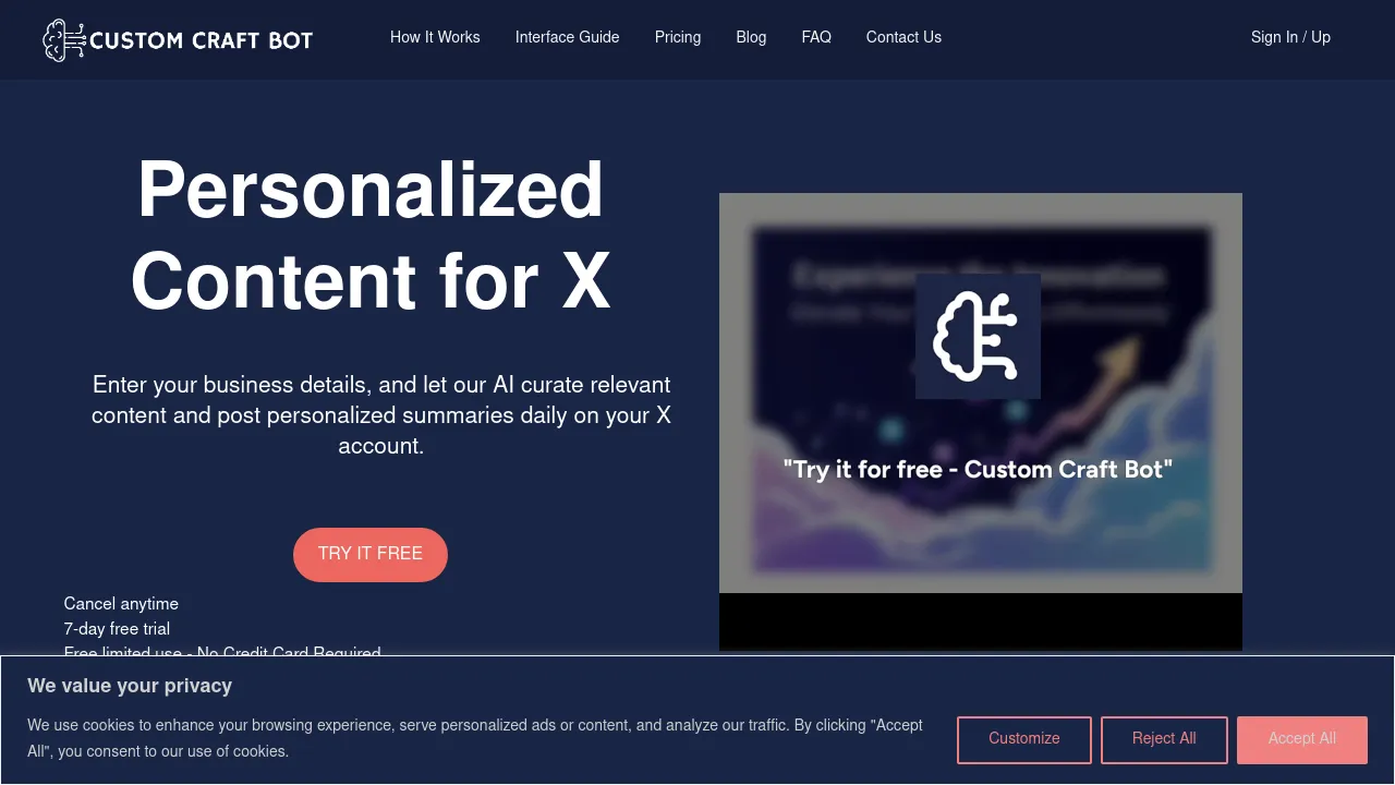 Custom Craft Bot - BestofAI